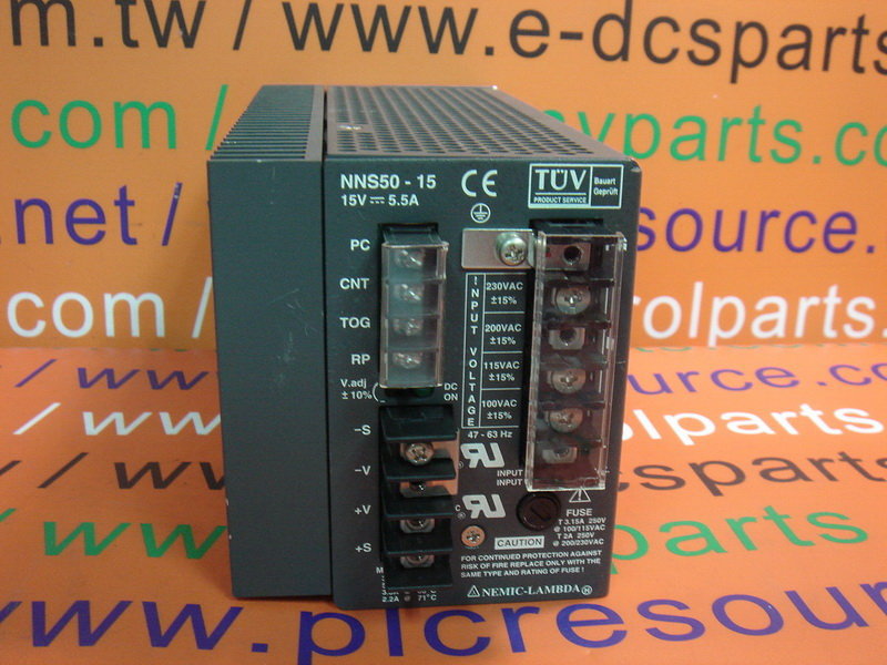 NEMIC-LAMBDA NNS50-15 - 裕益科技自動化設備可程式編碼器PLC分散式控制系統DCS